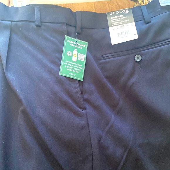 George | Pants | Mens Dress Slacks Pleated 46x3 | Poshmark